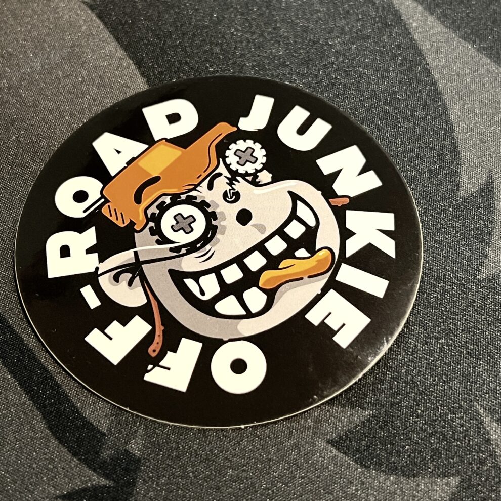 Official Off-Road Junkie Vinyl Sticker - Gorilla Dirt