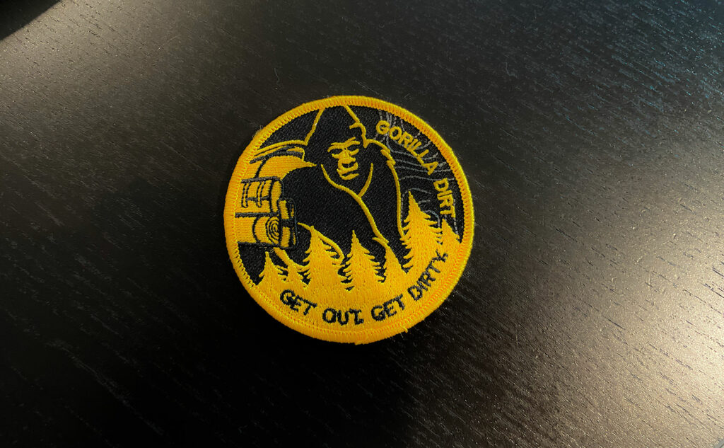 Gorilla Dirt Velcro Backed Patch - Gorilla Dirt