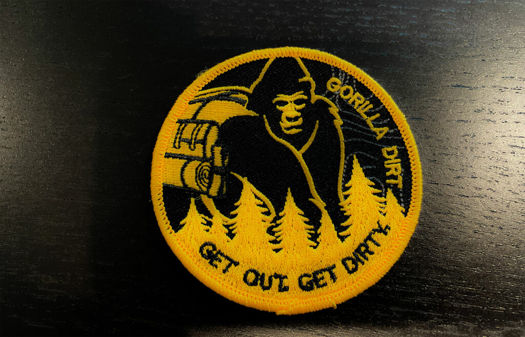 Gorilla Dirt Velcro Backed Patch - Gorilla Dirt
