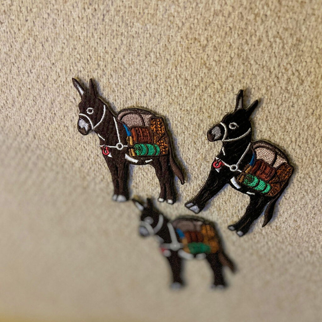 Off-Road Mule Velcro Backed Patch - Gorilla Dirt