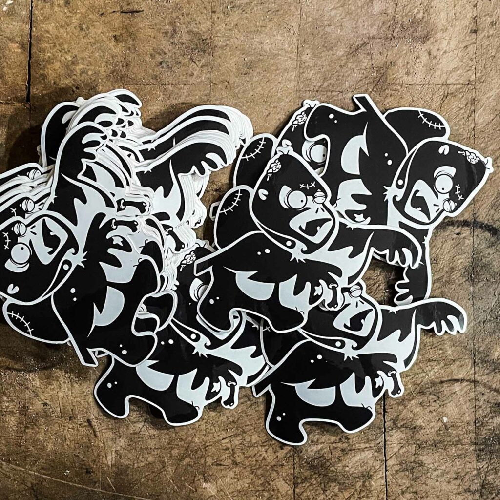 Gorilla Dirt Wicked Zombie Vinyl Decal - Gorilla Dirt