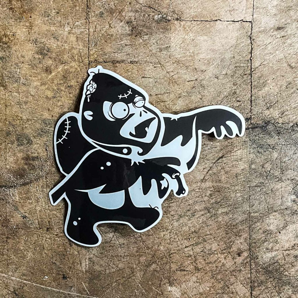 Gorilla Dirt Wicked Zombie Vinyl Decal - Gorilla Dirt