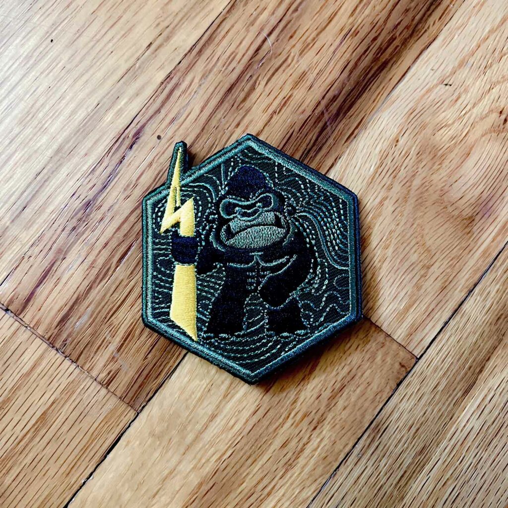 Off-Road Mule Velcro Backed Patch - Gorilla Dirt