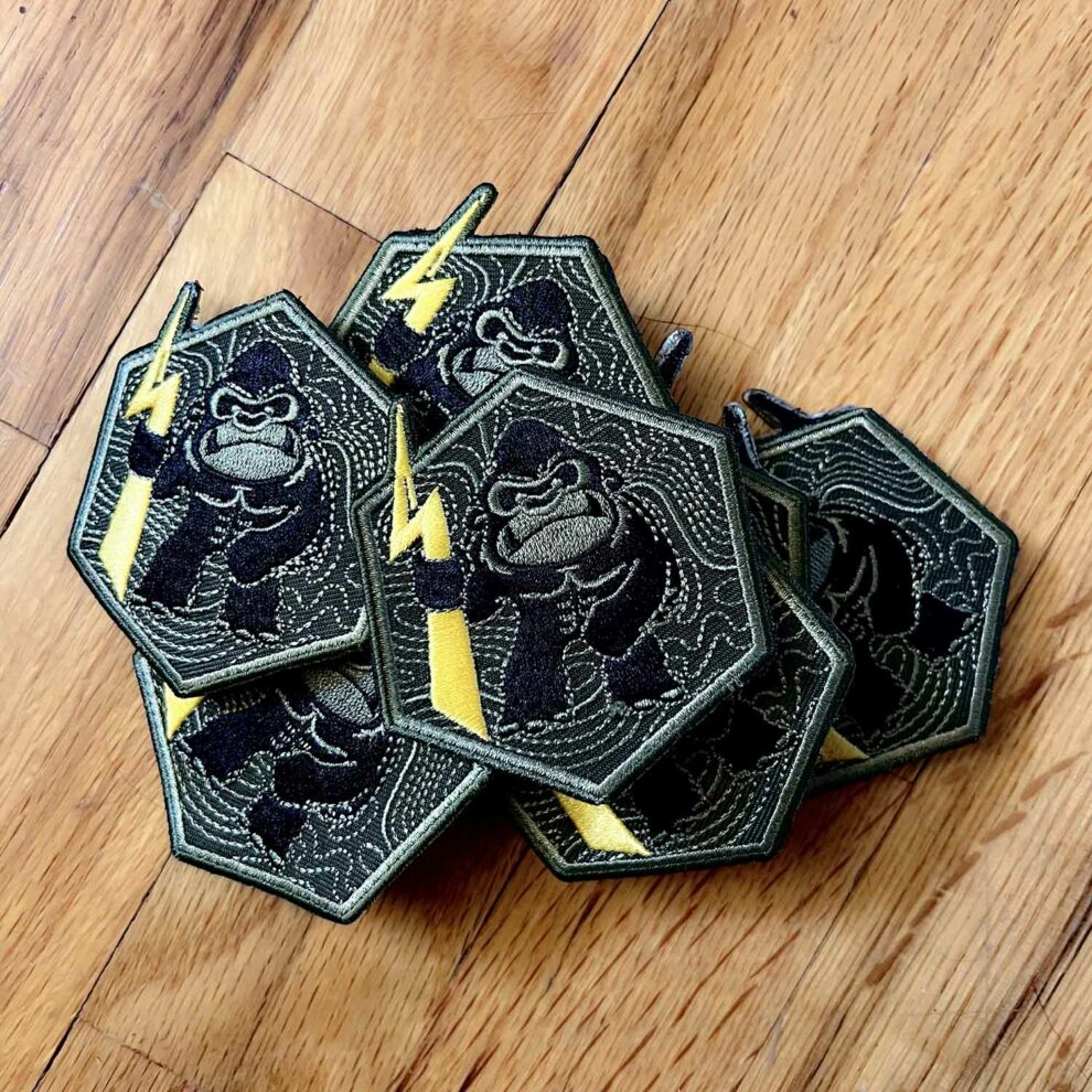 Trail Gorilla Velcro Backed Patch - Gorilla Dirt