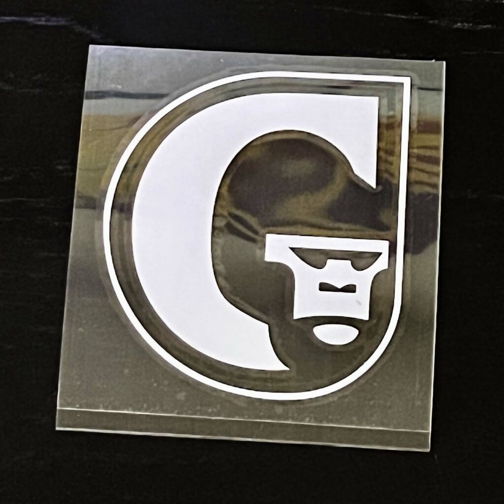 G Logo Vinyl Transfer Decal - Gorilla Dirt