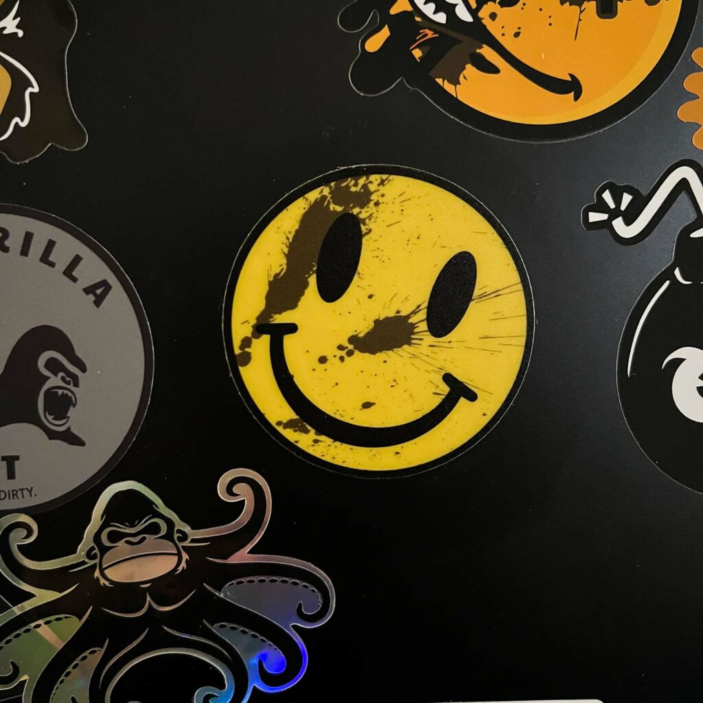 Have A Dirty Day Glow In The Dark Vinyl Sticker