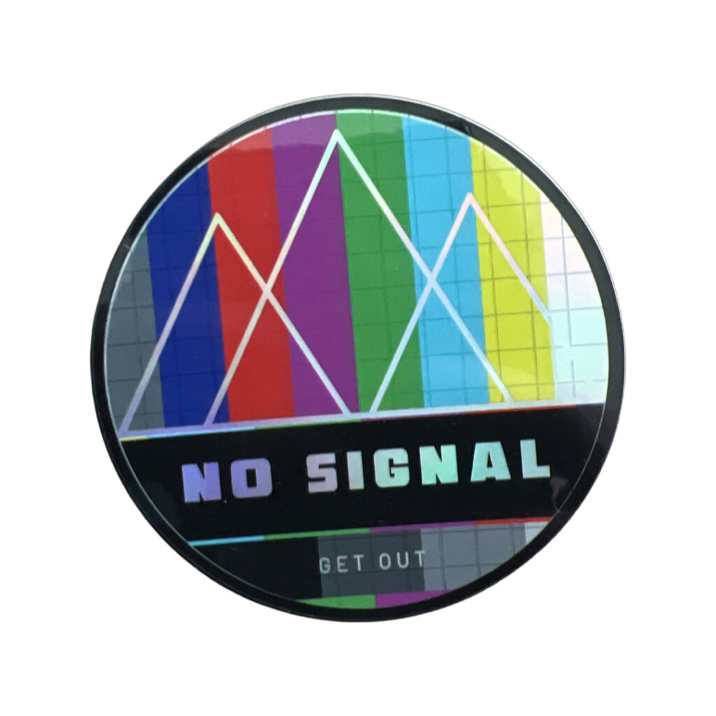 No Signal Vinyl Sticker - Gorilla Dirt