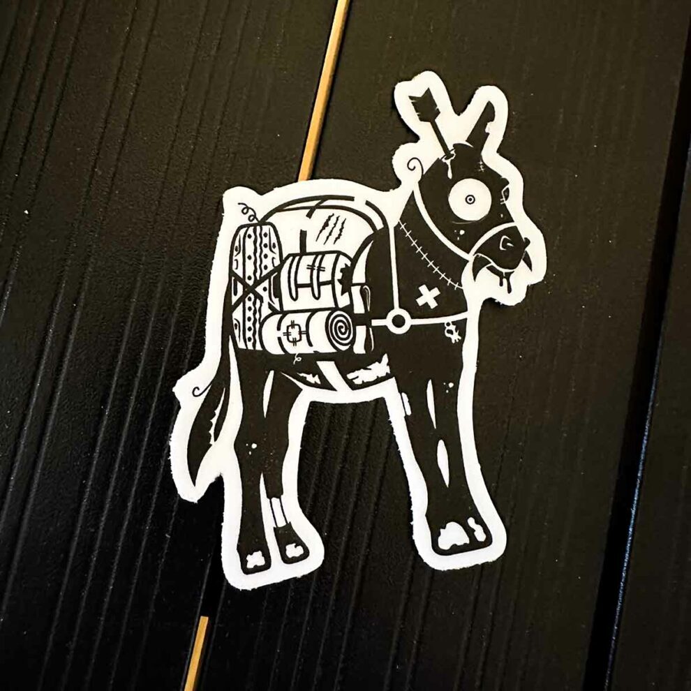 Off-Road Mule Velcro Backed Patch - Gorilla Dirt