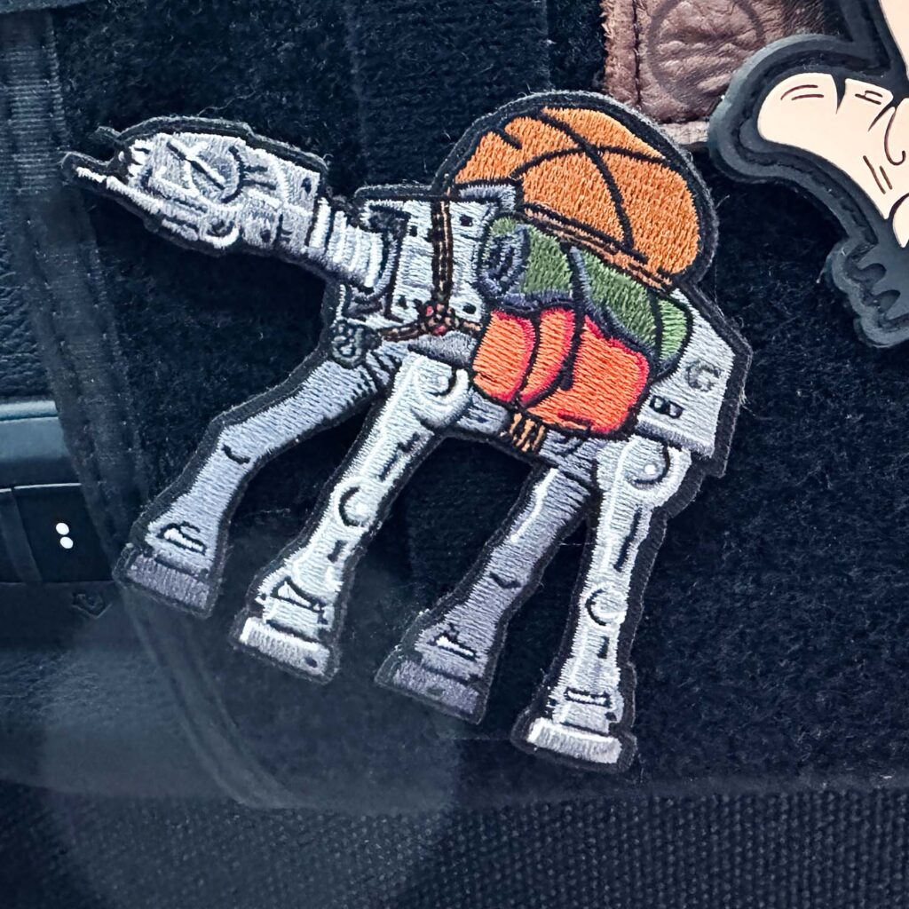 Off-Road Mule Velcro Backed Patch - Gorilla Dirt